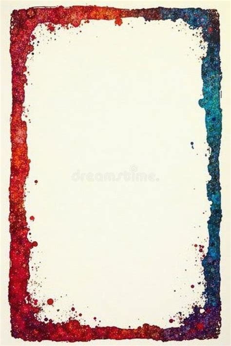 Rough Textured Rectangle Border Dirty Stencil Trace Industrial Image