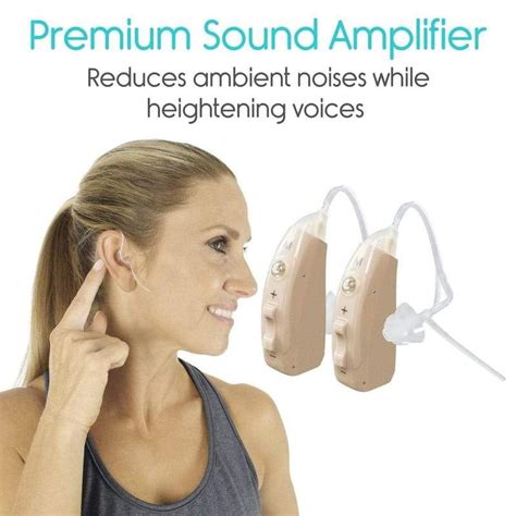 Outer Ear Hearing Amplifiers Rechargeable Assist — Vive Health