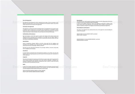 Freshpower Mobile App Proposal Template In Word Google Docs Apple Pages