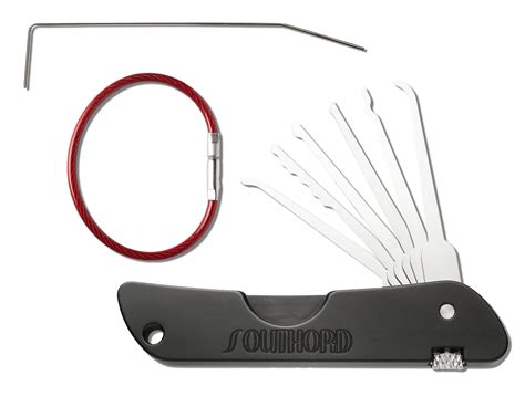 Southern Ordnance Lock Picks Jackknife Pocket Lock Pick Set Jpxs 6