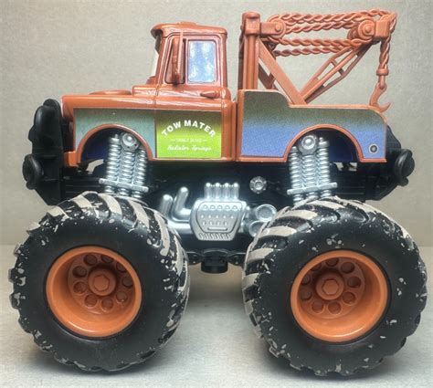 Disney Pixar Cars Deluxe Monster Truck Mater Tow Mater Offroad Diecast
