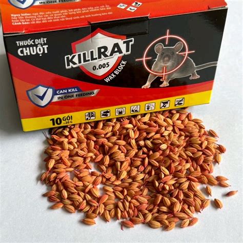 Thuốc Diệt Chuột Killrat Dạng Hạt Thóc Lúa 1 Gói 20g Siêu Thị Nông