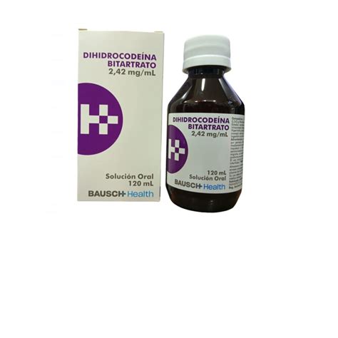 Dihidrocodeina Bitartrato 242 Mg X 120ml Jarabe Humax Farma