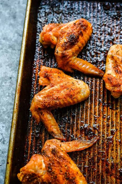 Whole Baked Chicken Wings | One Pot Only