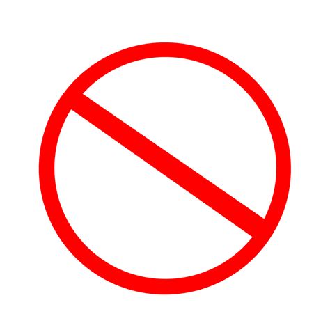 Download No Prohibited Forbidden Royalty Free Stock Illustration