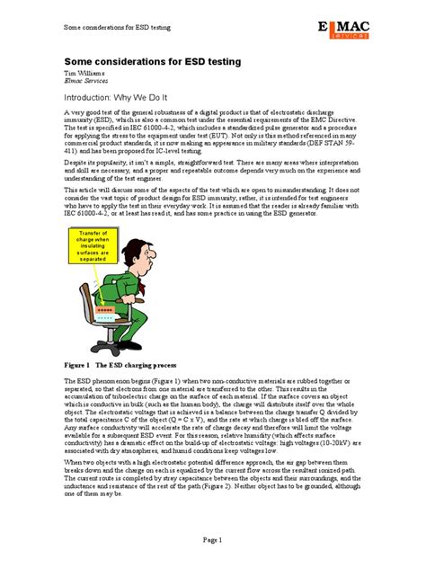 Esd Considerations Pdf Electrostatic Discharge Capacitor