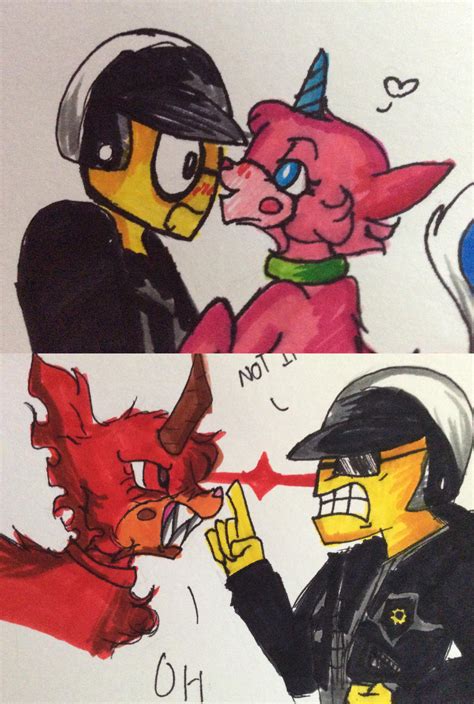Lego Movie Goodbad Cop And Unikitty By Modernlisart On Deviantart