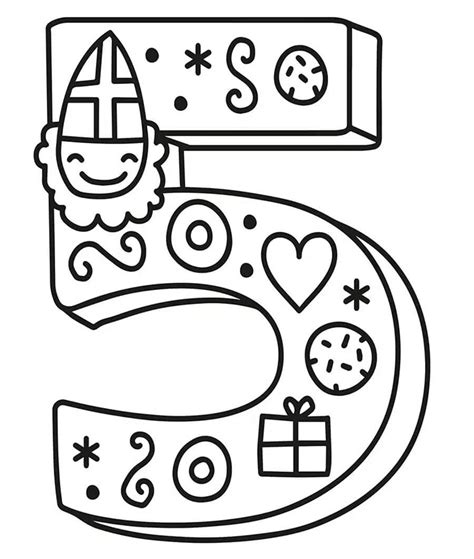 De Mijter Van De Sint Kleurplaat Kinderen Kleurplaat