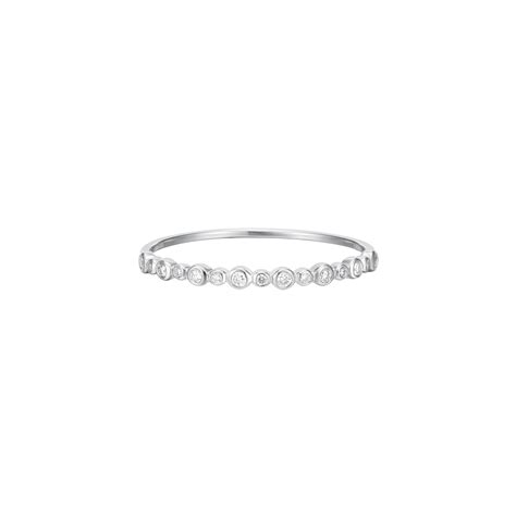 Bezel Round Stagger Ring Isago Jewels