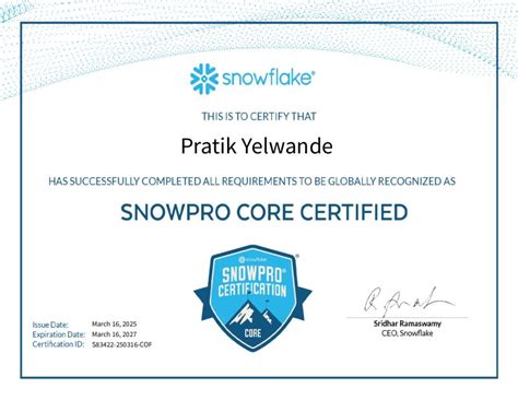 Snowprocore Snowflakecertified Clouddata Dataengineering Pratik Yelwande 10 Comments