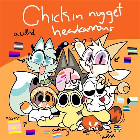 Chickin Nugget Head Cannons Chicken Nugget Characters As Humans