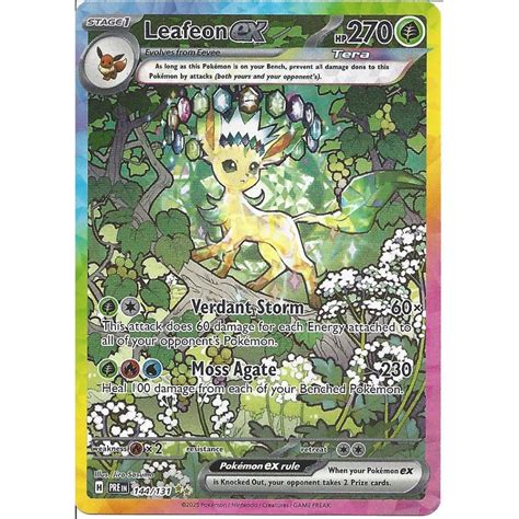 Pokemon Trading Card Game 144 131 Leafeon Ex Special Illustration
