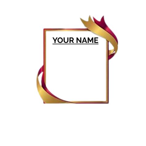Your Name Template Postermywall