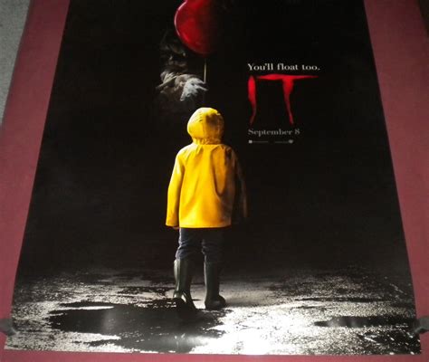 It Movie Poster 27x40 D S Chapter 1 Pennywise Bill Skarsgard Jaeden