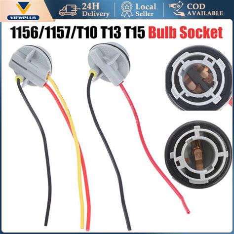 Car Lamp Holder 1156 1157 Bulb Socket Bay15d Lamp Holder Adapter Base Connector For Brake Light