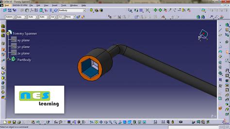 Catia V5 V6 Tutorial Tommy Spanner Grabcad Tutorials