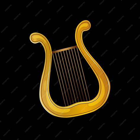 Premium Vector Greece Ancient Musical Instrument Lyre