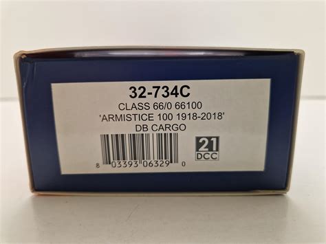Bachmann 32 734c Class 660 66100 Armistice 100 1918 2018 Db Cargo Red