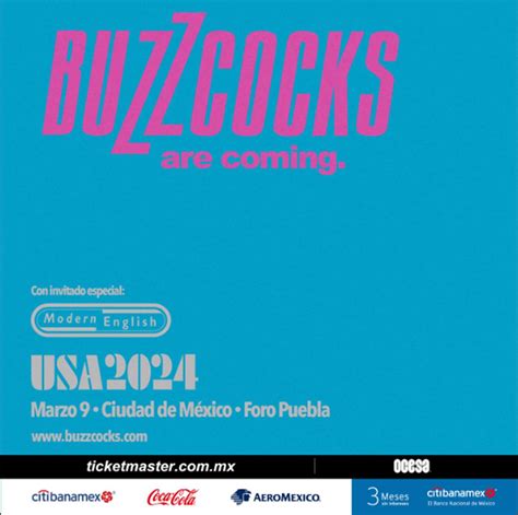 Precios Buzzcocks Y Modern English En Foro Puebla