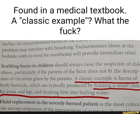 Found In Medical Textbook A Classic Example What The Fuck