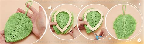 Benecreat 12pcs Round Macrame Cutting Molds Wood Macrame Ring Cutting Template