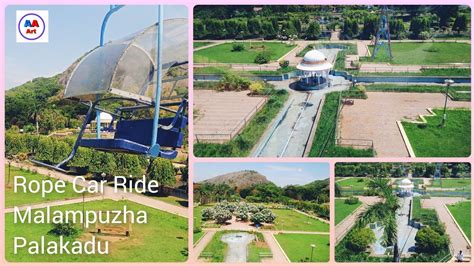 Rope Car Ride Malampuzha Dam Palakkad Kerala Youtube