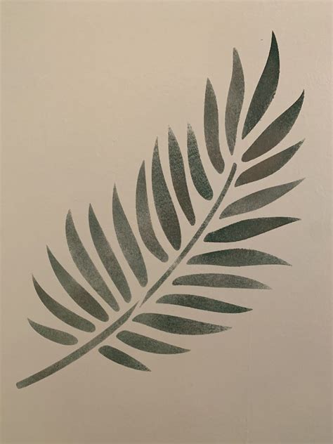 Simple Stencil Designs Leaf
