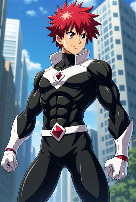 My Hero Academia Style Anime Boy Male Young Male Full Body Shot