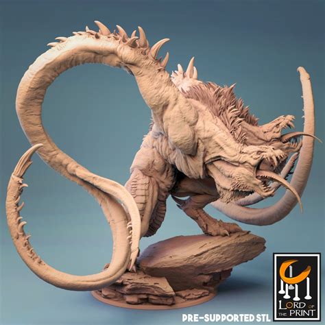 Demogorgon Miniature Huge Fiend Demon Abyss Lord Of The Print