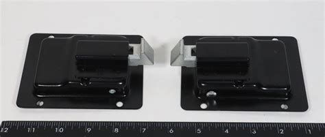 Lot Of 2 Black Latch Assemblies
