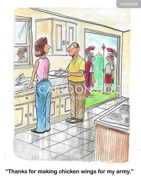 Chicken Wings Cartoons And Comics Funny Pictures From Cartoonstock