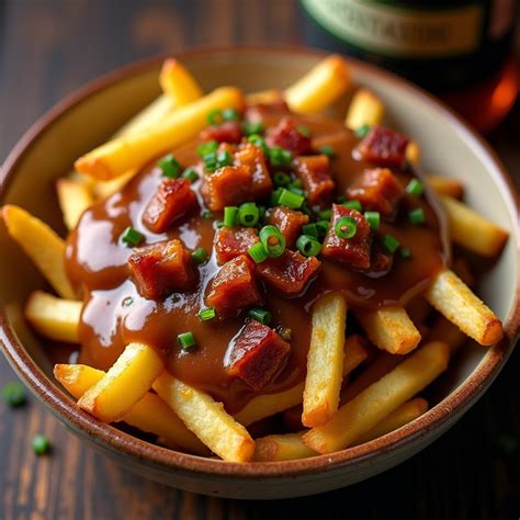 Jacob Wirth Restaurant Inspired Jäger Frites With Bacon Crumbles