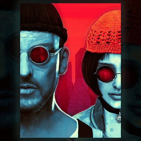 Leon And Mathilda By Rich Davies Classic Horror Movies Posters