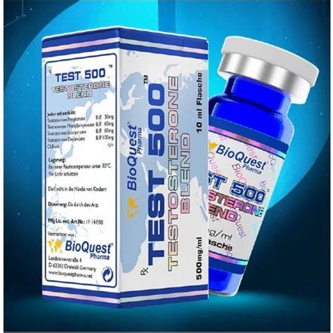 Bioquest Test 500 Testosterone Blend Injection Packaging Type Box