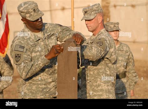 Casing The Colors Baghdad Col Mark Spindler Right Commander 18th