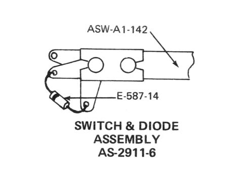 Action Pinball As 2911 6 Leaf Switch And Diode Assembly Bally