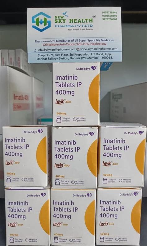 Levin 400 Mg At Rs 350stripe Imatinib Tablet In Mumbai Id 2851057439312