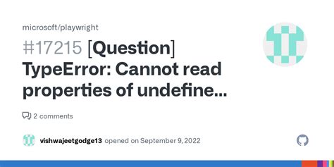 Question Typeerror Cannot Read Properties Of Undefined Reading Locator · Issue 17215