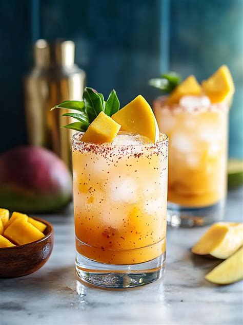 Ultimate Spicy Mango Sake Rum Cocktail Delicious Tropical Sip