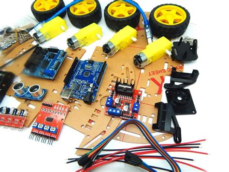 Набор Arduino конструктор робот Car Kit 4 Wd Arduino Uno R3 Конструкторы Алматы на Olx