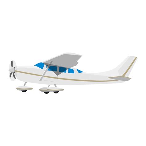 Premium Vector Small Single Engine Airplane Cessna