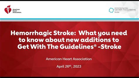 Hemorrhagic Stroke What You Need To Know About New Additions To Get