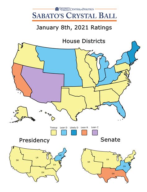 Sabatos Crystal Ball Releases Initial January Election Ratings Its A