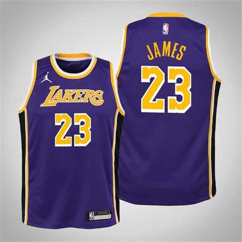Lebron James Lakers Statement Purple 2020 21 Jersey Moda Los Angeles