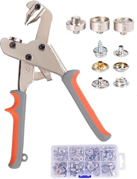 Snap Fastener Tool Kit Billion Gold Heavy Duty Snap Button Kit