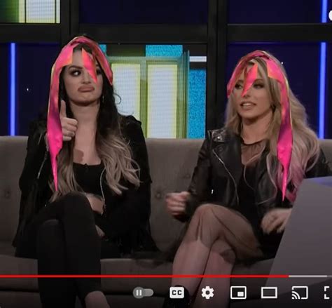 Messy Celebrity Polls Paige And Alexa Bliss Fake Mess Together