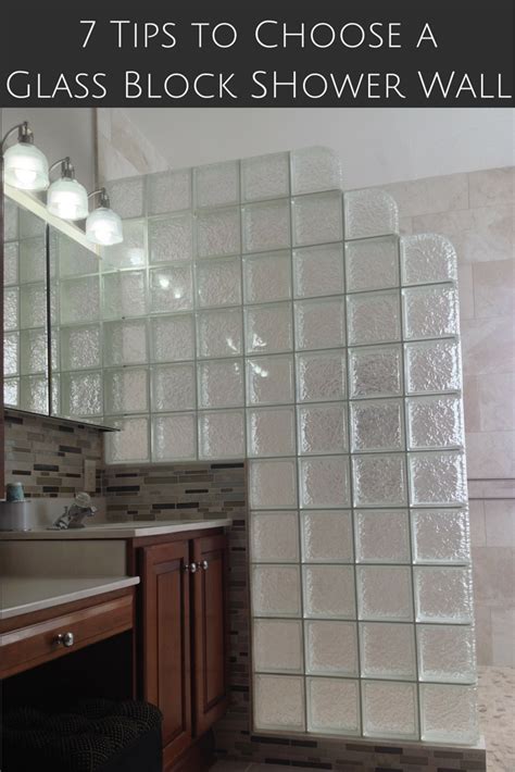 Glass Block Shower Wall Thickness 7 Tips For Your Bathroom