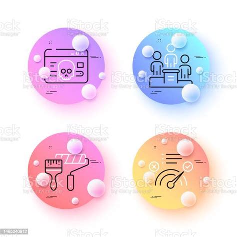 사이버 공격 정답 및 비즈니스 연단 최소 라인 아이콘 웹 응용 프로그램 인쇄용 벡터 3차원 형태에 대한 스톡 벡터 아트 및 기타 이미지 3차원 형태 Diy 강단