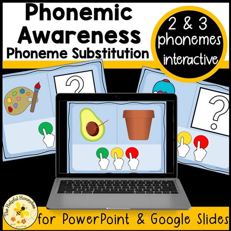 Interactive Phonological Phonemic Awareness Phoneme Substitution