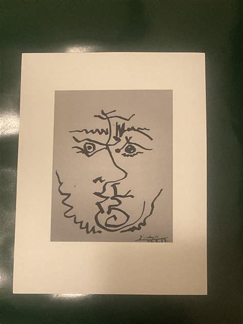 Picasso Print Lithograph Style